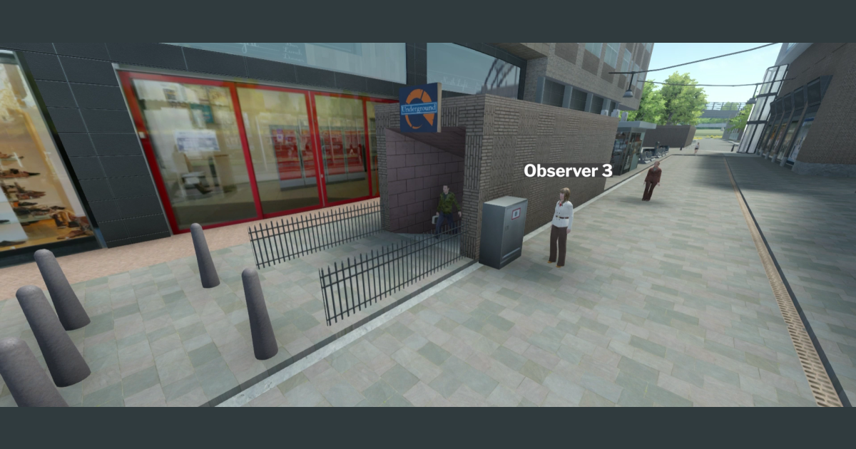 Using XVR On Scene to train Covert Surveillance | XVR Simulation